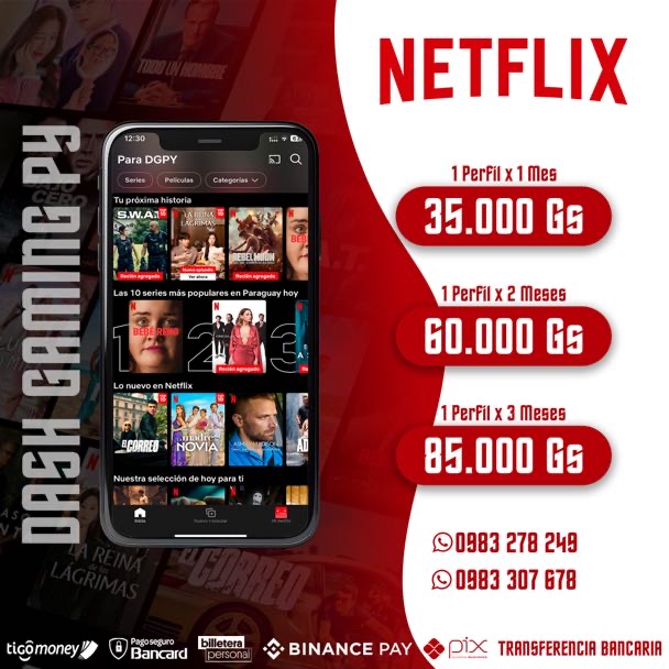 Joguapp - Netflix Premium - 1 Perfil